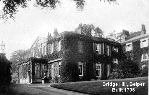 Belper Research Website: Bridge Hill House, Belper