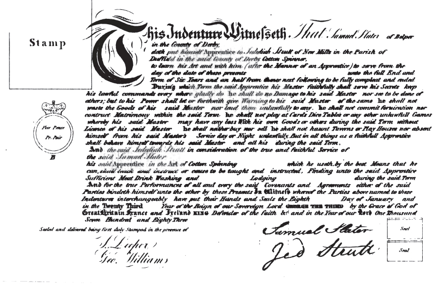 Belper Research Website: Samuel Slater the Industrialist